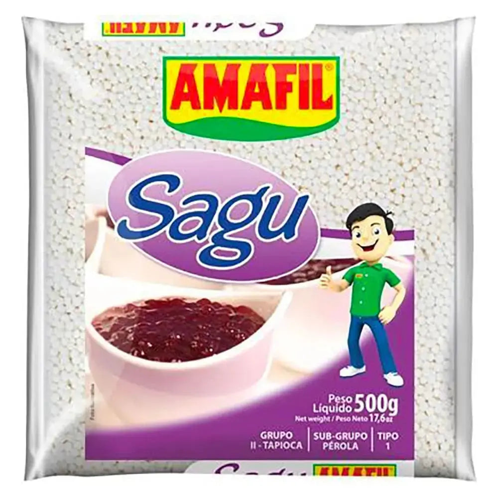 Sagu AMAFIL 500g Para Suas Receitas Deliciosas — Brasil inBox ...
