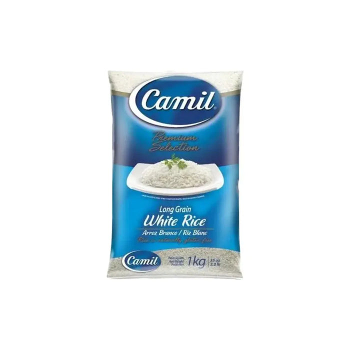 Arroz Branco CAMIL - 1kg Para Arroz Soltinho e Saboroso — Brasil in Box ...