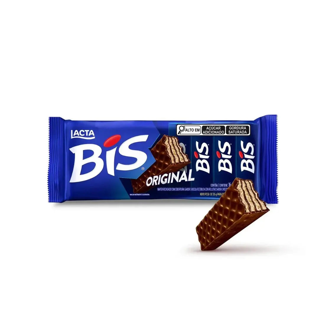 Chocolate Bis Original LACTA - 100,8g Crocante e Delicioso — Brasil ...